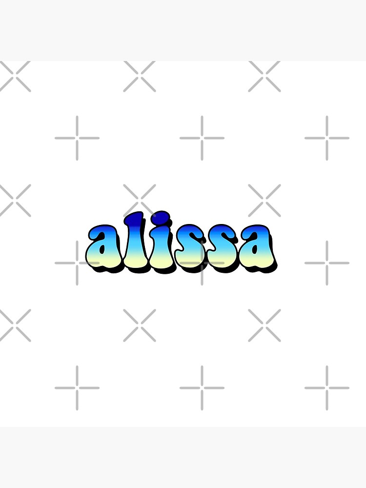 "aesthetic alissa with beach colors name" Coasters (Set of 4) for Sale ...
