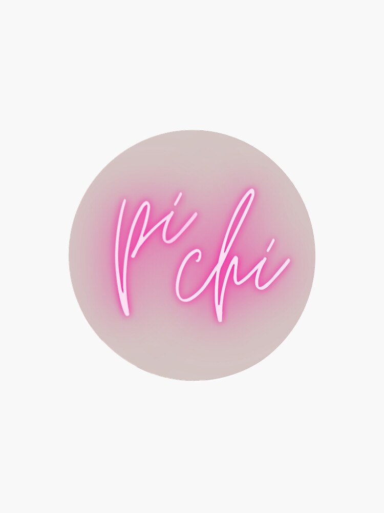Sticker « Pi Chi Neon », par Sara-B | Redbubble