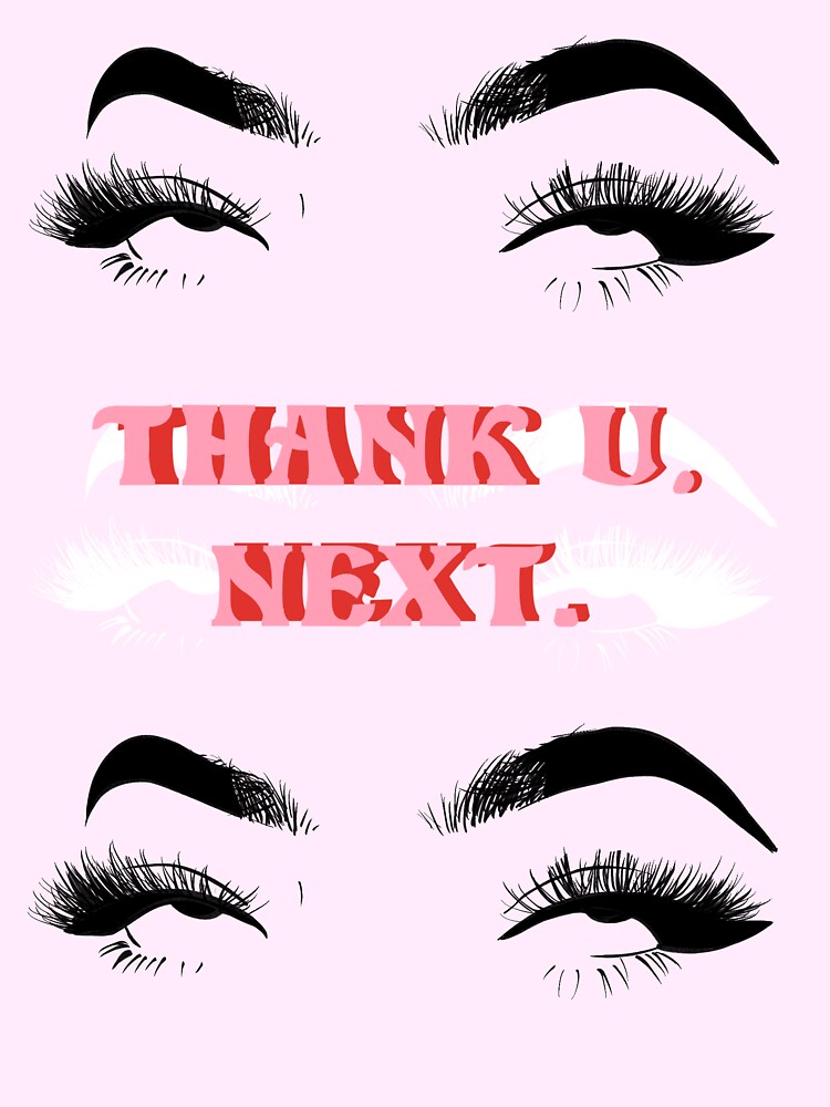 "Thank U, Next." Sticker by lilydavison | Redbubble