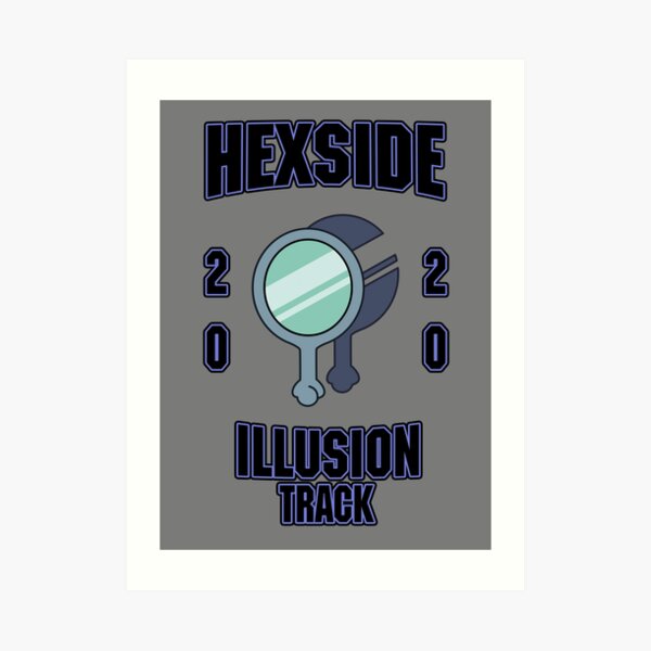 "Hexside - Illusion Track" Art Print by debsruizart | Redbubble