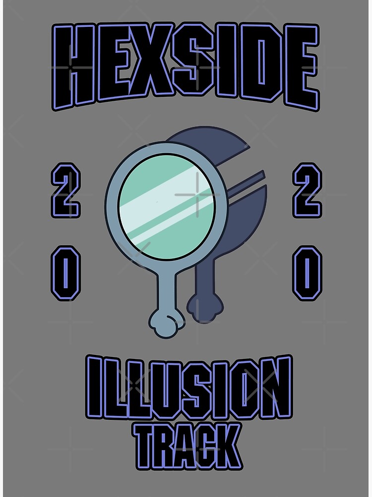 "Hexside - Illusion Track" Art Print by debsruizart | Redbubble