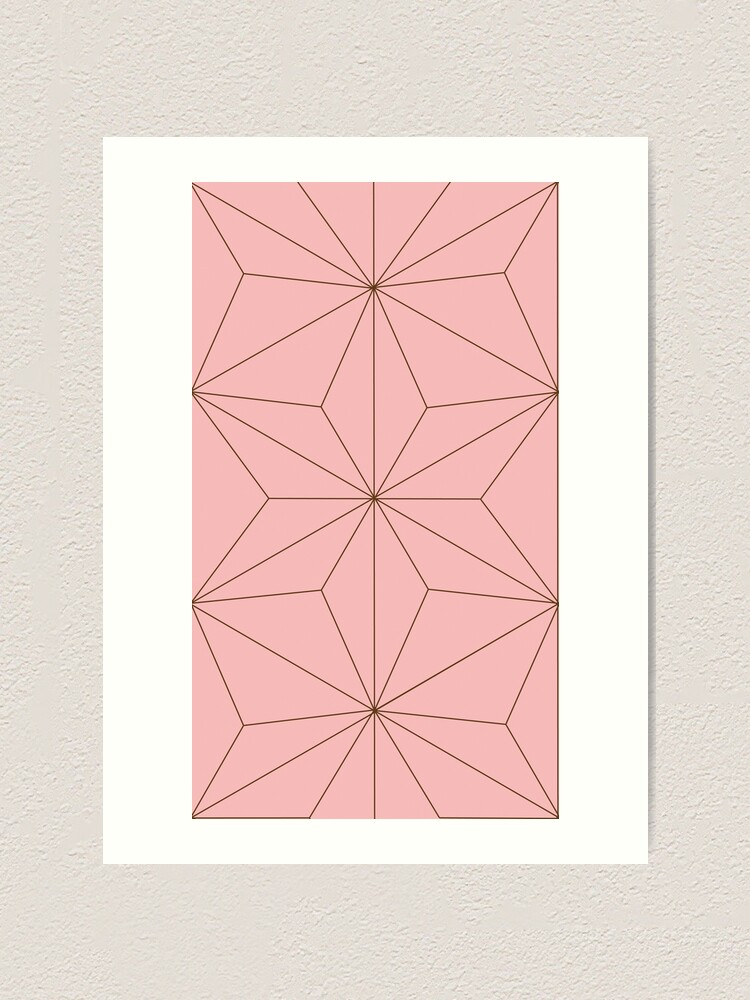 "Classic Nezuko Kamado pattern from Demon Slayer Kimetsu no Yaiba" Art ...