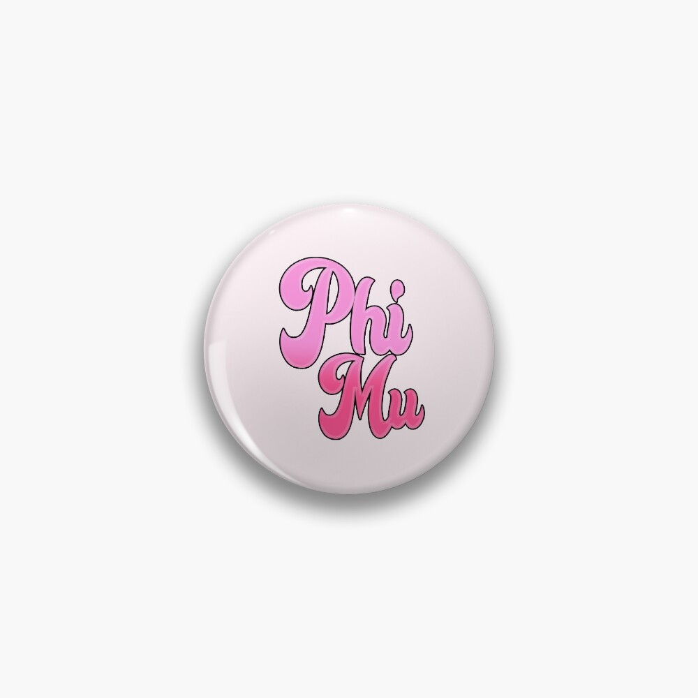 "Phi Mu Sticker" Sticker for Sale by renabeban | Redbubble