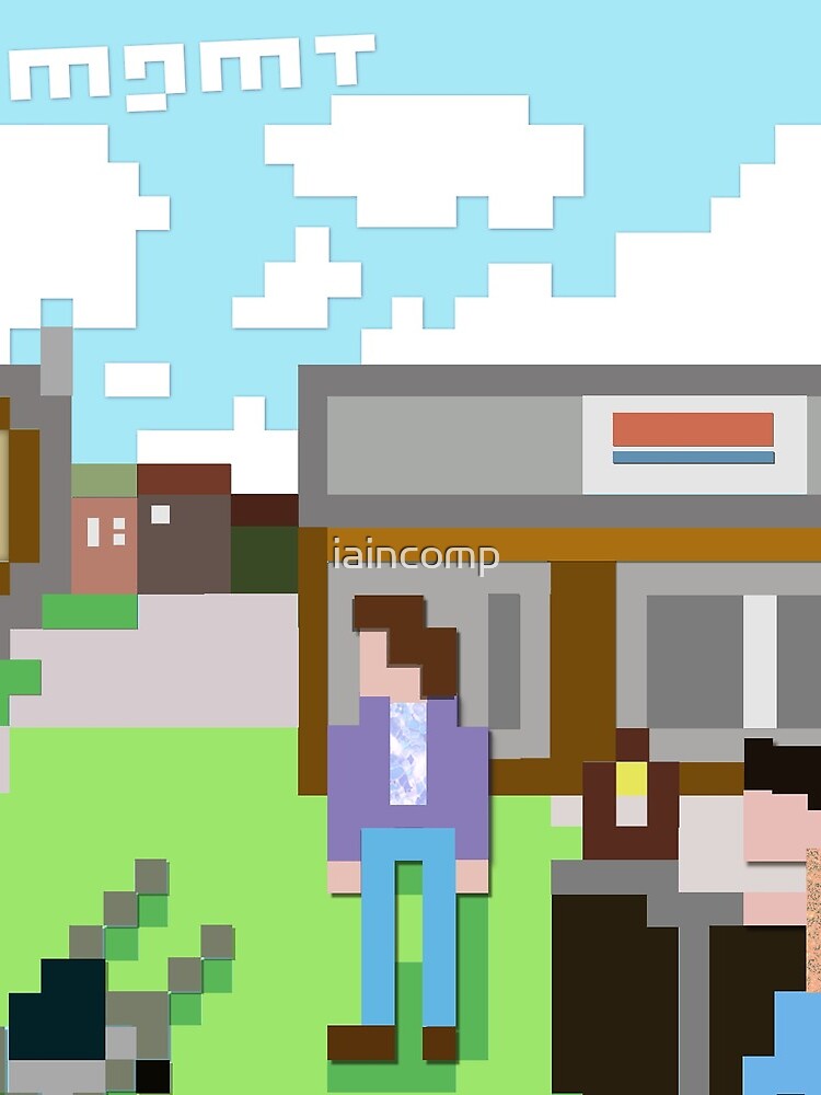 "Mgmt 8bit Album Cover - Self Titled Psychedelic Retro artwork ...
