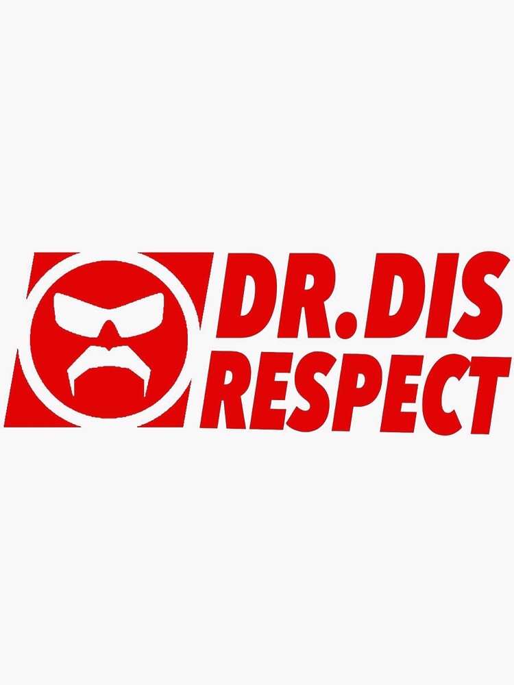 "Dr disrespect" Sticker by AndrewPlus | Redbubble