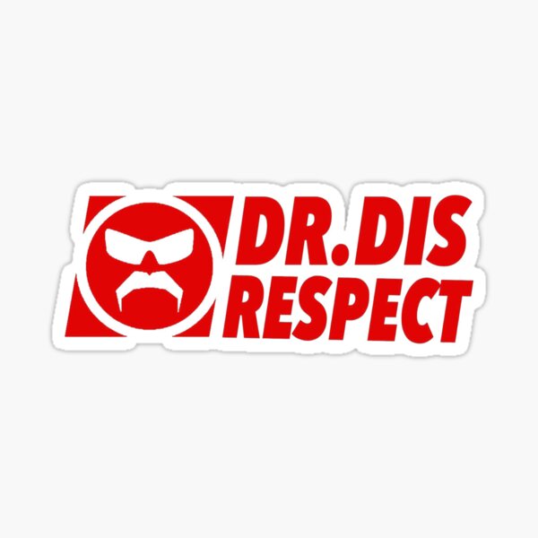 "Dr disrespect" Sticker by AndrewPlus | Redbubble