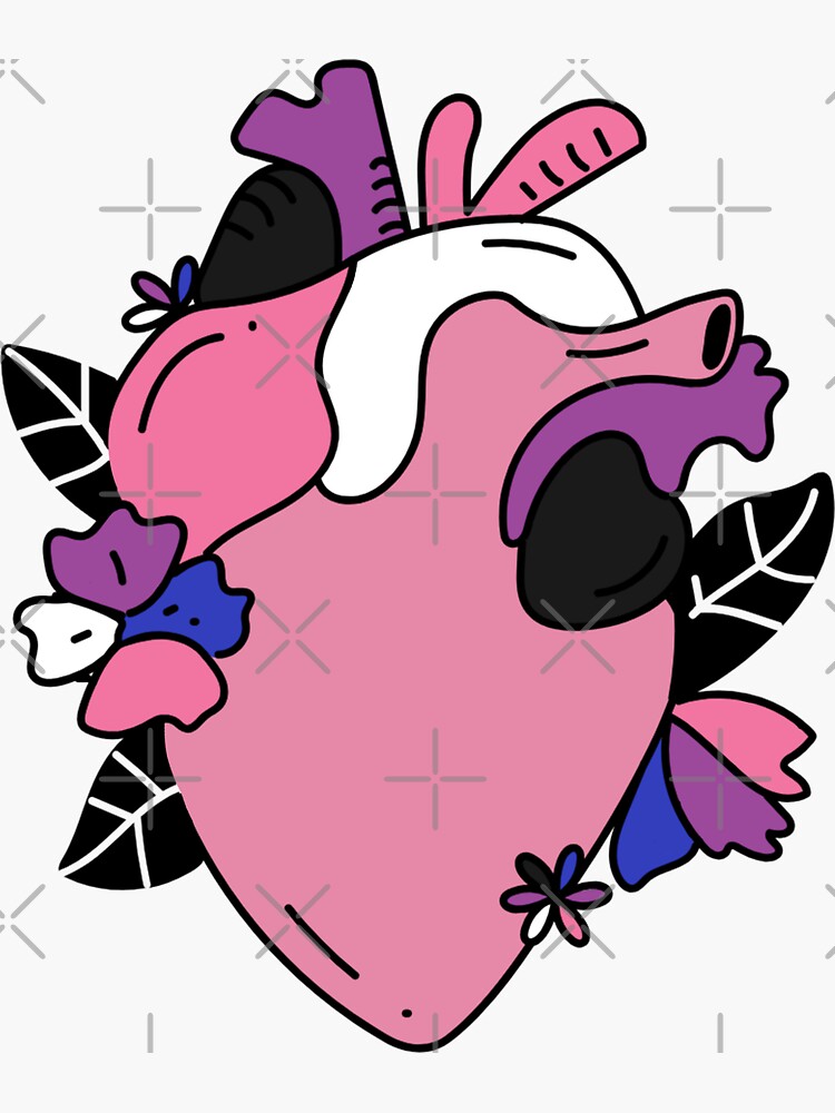 "Genderfluid Heart" Sticker for Sale by brenda-lee | Redbubble