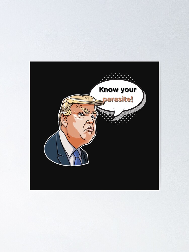 "Know your parasite, funny meme quotes " Poster for Sale by Junsu Lim ...