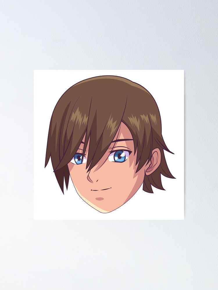 "Cute Anime Boy" Poster by LakesCollective | Redbubble