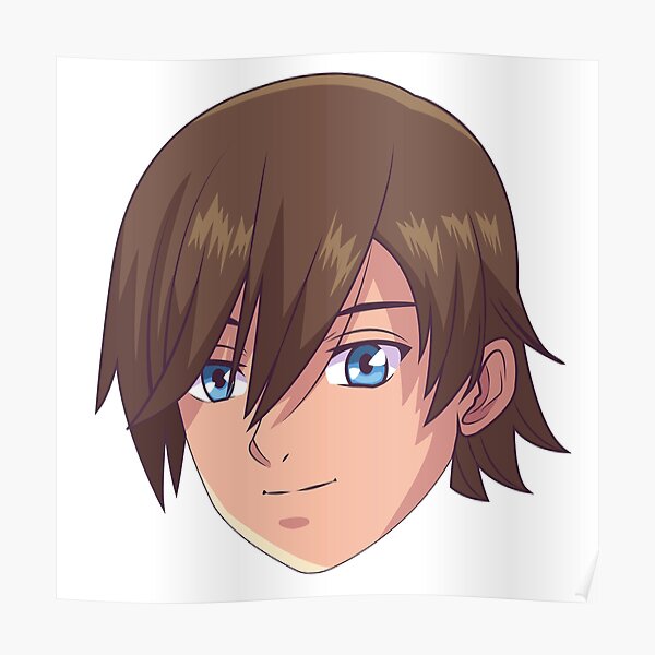 "Cute Anime Boy" Poster by LakesCollective | Redbubble