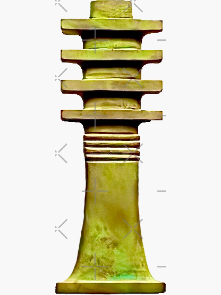 "Djed pillar" Sticker for Sale by DotorEaon | Redbubble