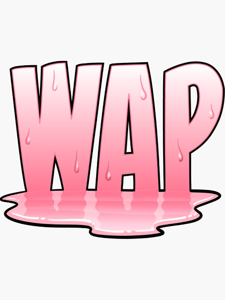 "WAP Wap" Sticker for Sale by Leentimmermans | Redbubble