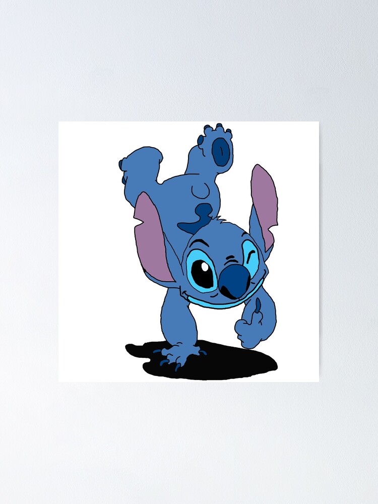 "stitch break dance" Poster for Sale by RNEdesign | Redbubble