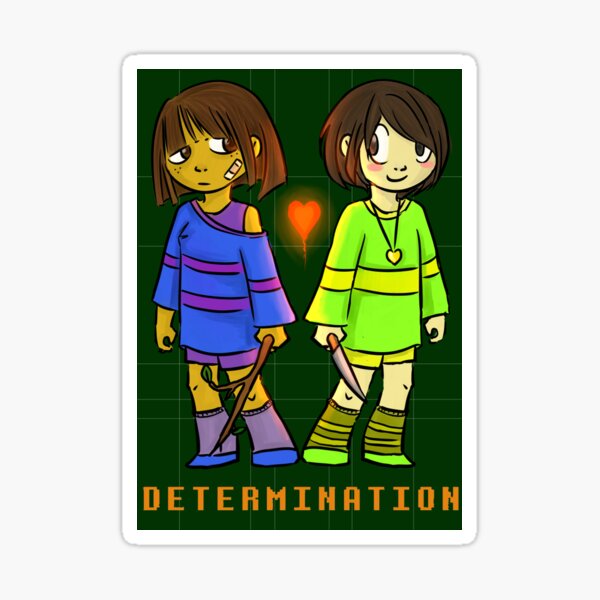 "Determination" Sticker by Acorneyelid | Redbubble
