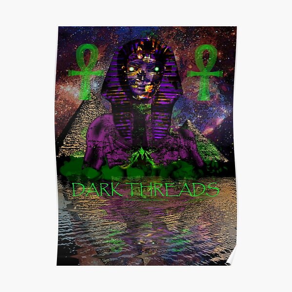"Psychedelic Pharaoh" Poster for Sale by AlexanderFox | Redbubble