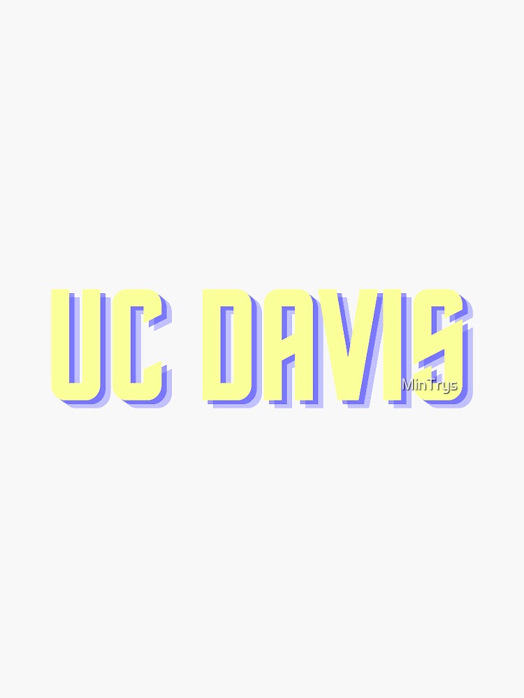 "uc davis" Sticker for Sale by minalpatel511 | Redbubble