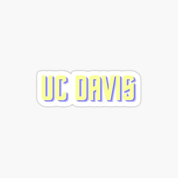 "uc davis" Sticker for Sale by minalpatel511 | Redbubble