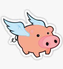 Flying Pig Stickers | Redbubble