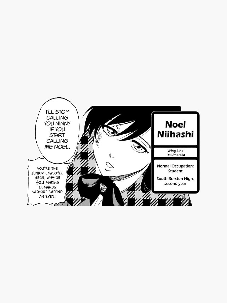 "Bleach : Burn The Witch Noel Niihashi Breakdown" Sticker by ...