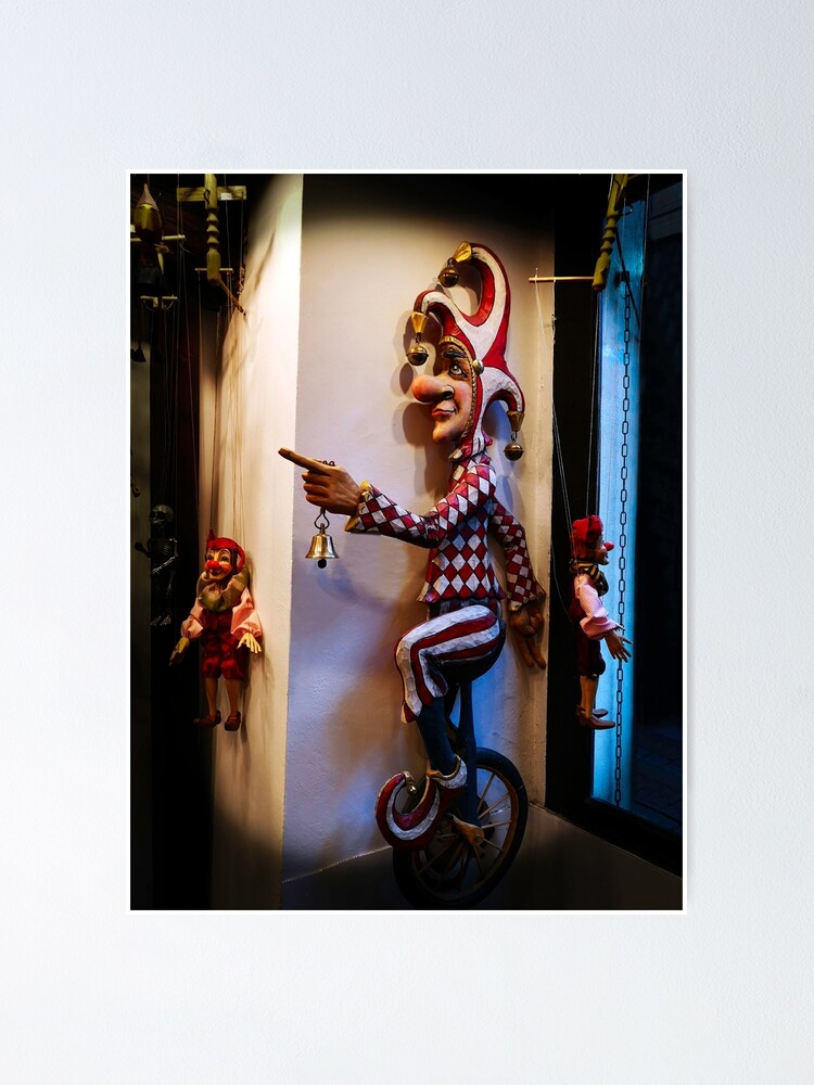 "Jester Puppet - Prague" Poster for Sale by blossom | Redbubble