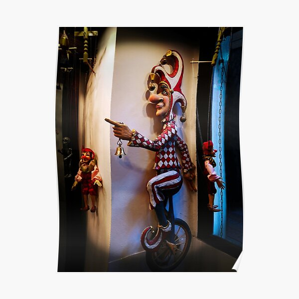 "Jester Puppet - Prague" Poster for Sale by blossom | Redbubble