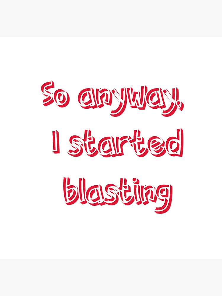 "Blasting Sticker" Sticker for Sale by CreationsByS | Redbubble