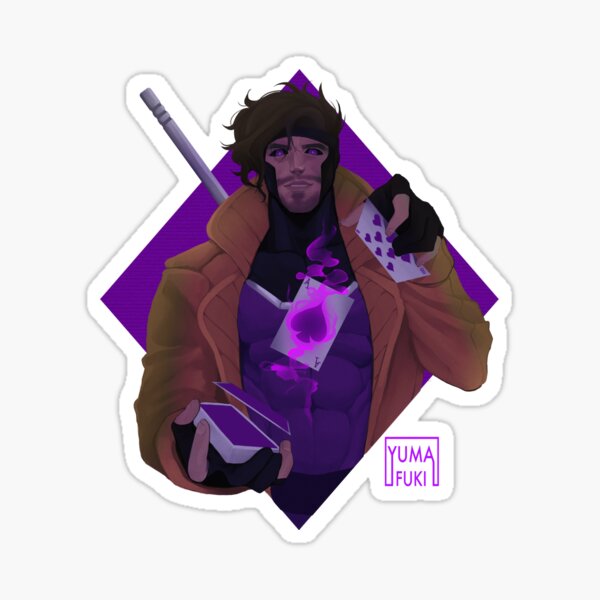 "Gambit" Sticker for Sale by Yumafuki | Redbubble