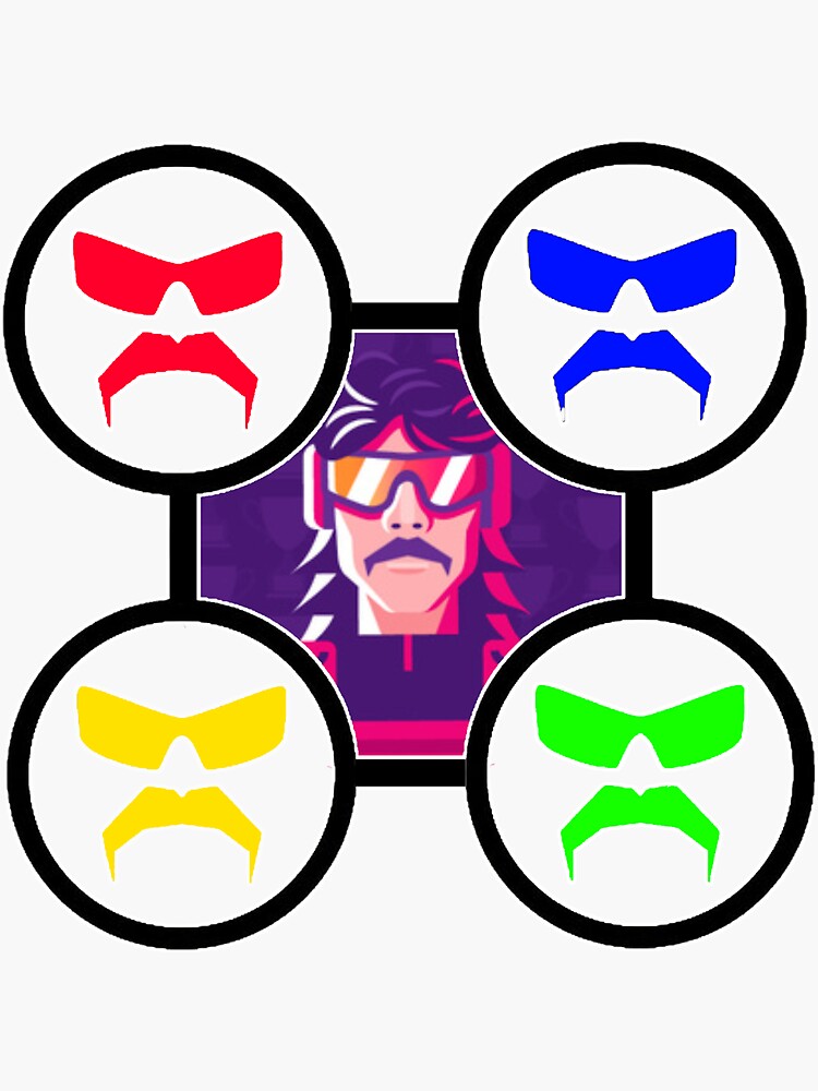 "Dr disrespect" Sticker for Sale by AndrewPlus | Redbubble