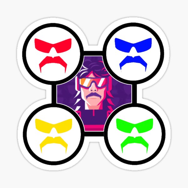 "Dr disrespect" Sticker for Sale by AndrewPlus | Redbubble