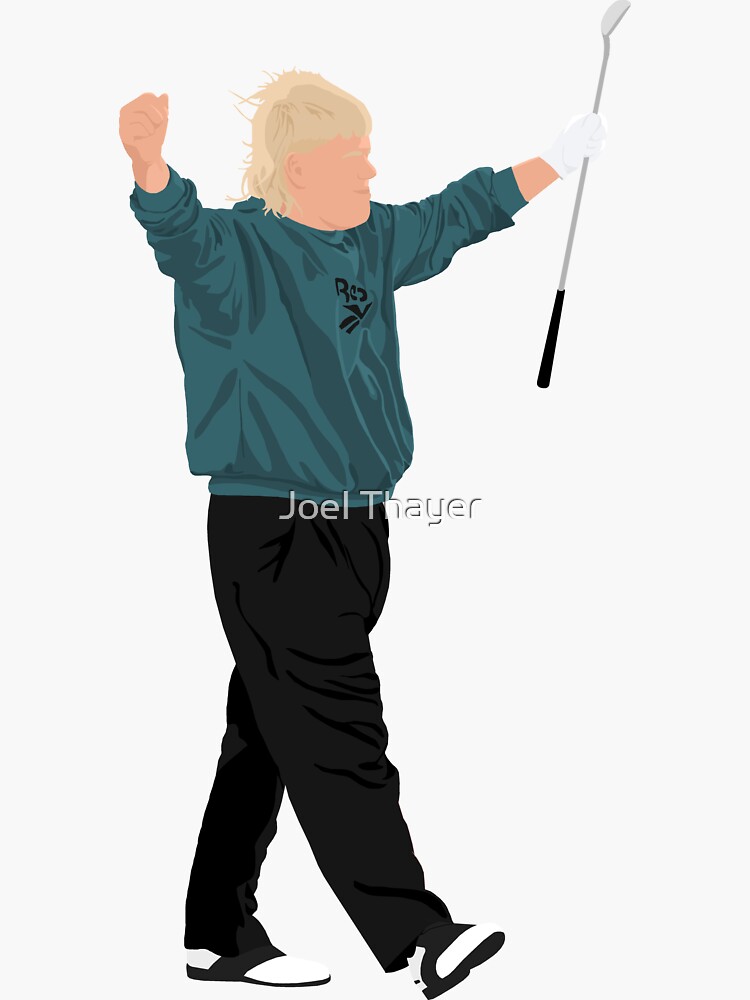 "John Daly Golf" Sticker for Sale by JoelThayer | Redbubble