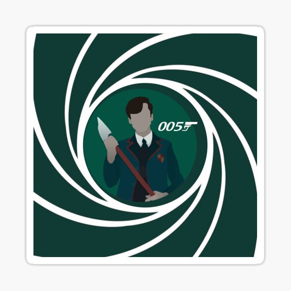 "#5: Agent Double O Five" Sticker by blockov | Redbubble