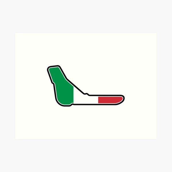 "Autodromo Nazionale Monza [flag]" Art Print by sednoid | Redbubble