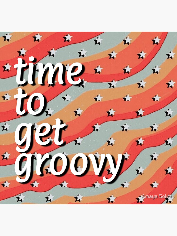 "time to get groovy Rainbow VSCO Aesthetic " Sticker by princess-amaya ...