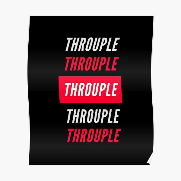 "Throuple Throuple Throuple, a three-way relationship. Polyamory ...