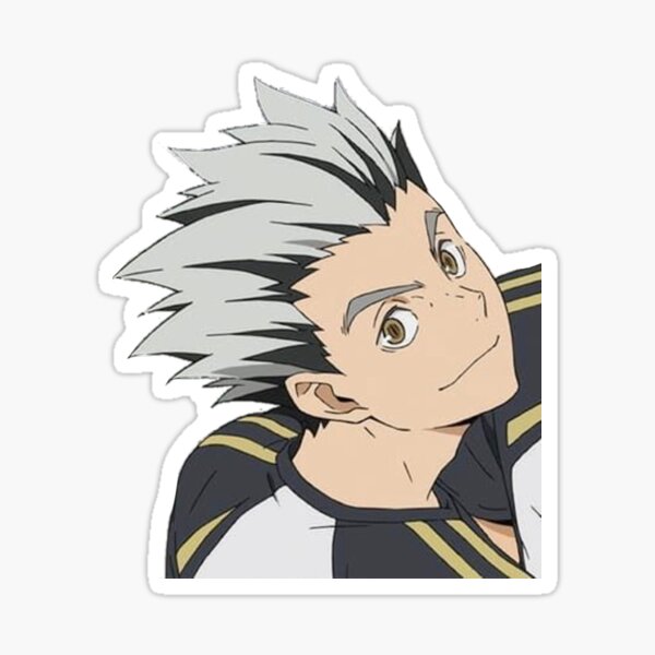 "Bokuto from Haikyuu" Sticker for Sale by celinenlp | Redbubble