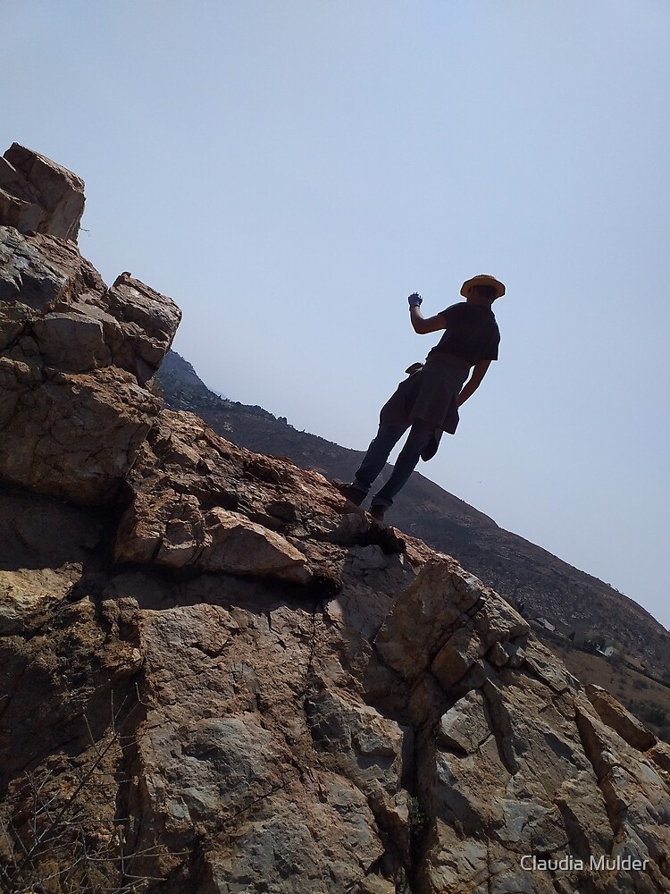 "Living on the edge" Poster for Sale by ClaudiaMulder | Redbubble