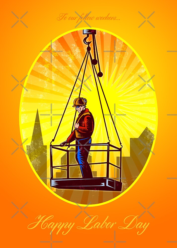 "Happy Labor Day Our Fellow Workers Greeting Card" by patrimonio ...