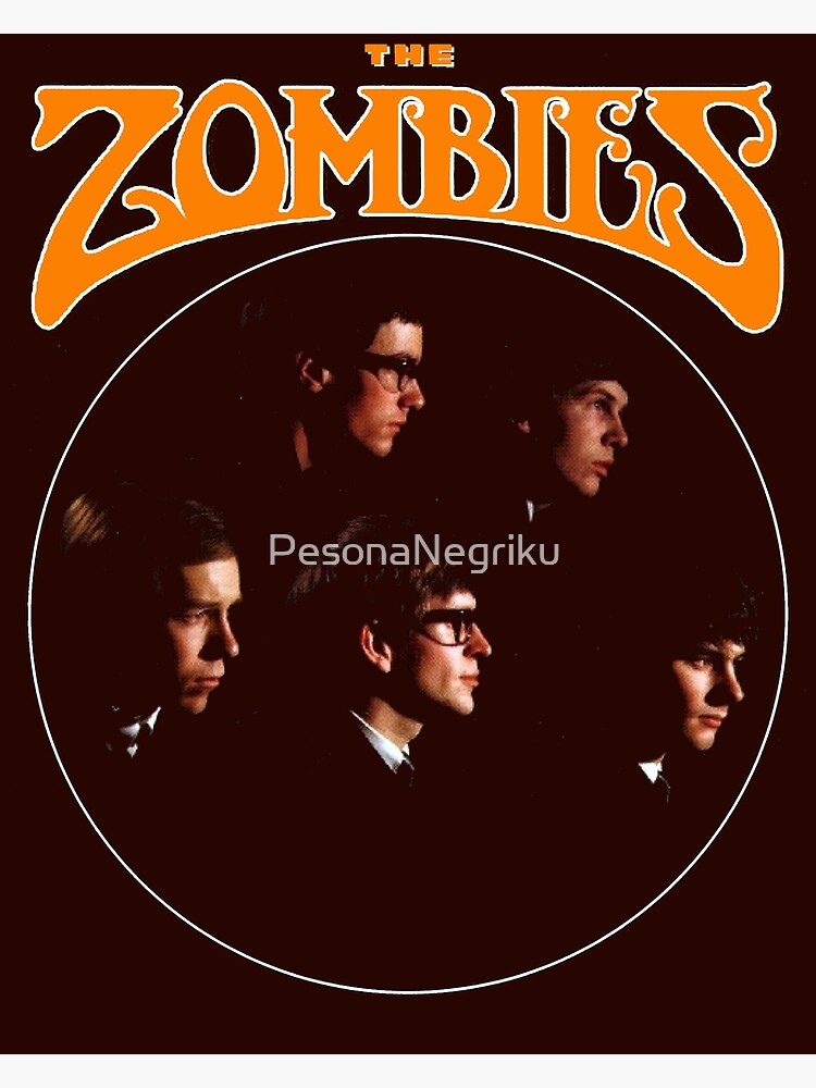 The Zombies Classic English Rock Band Sixties Logo Premium Matte ...