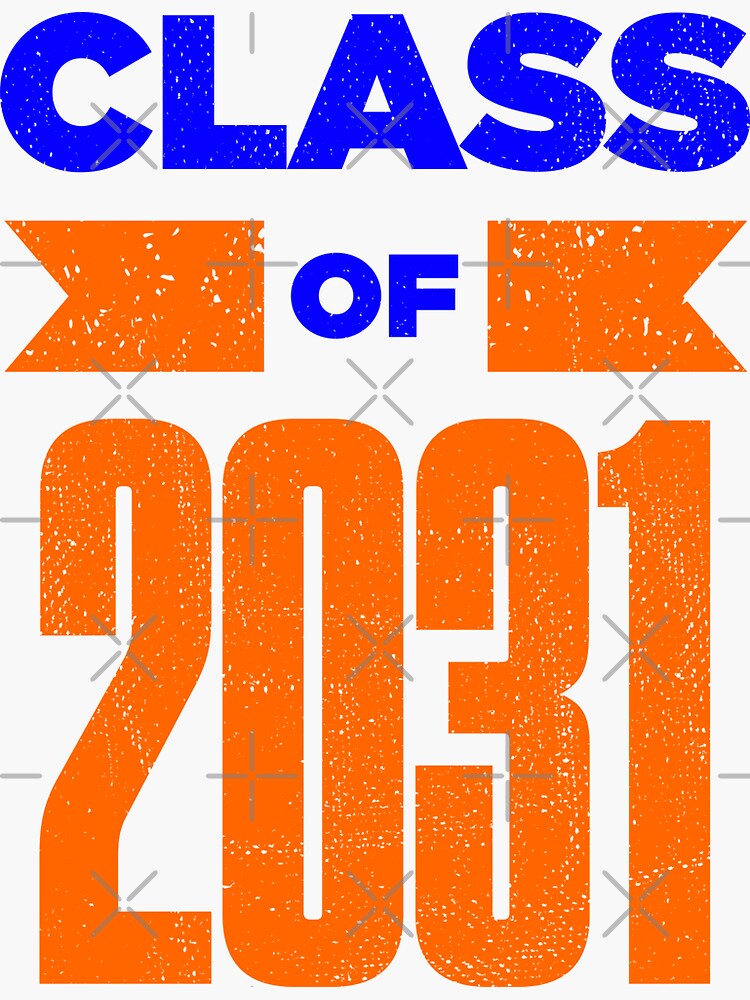 "Class Of 2031 Graduation Senior" Sticker for Sale by artworkbyrihen ...