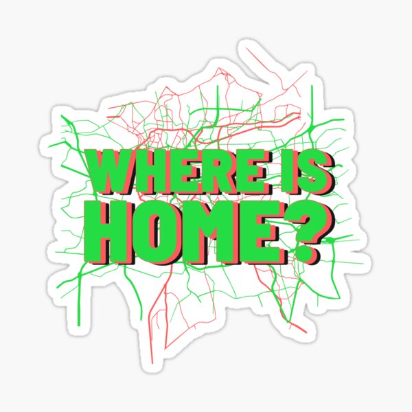 "home is where " Sticker by Kiri-311 | Redbubble