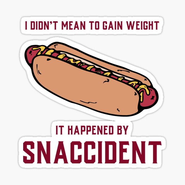 "Snaccident | Hotdog | Mean Memes" Sticker for Sale by Zaralux | Redbubble