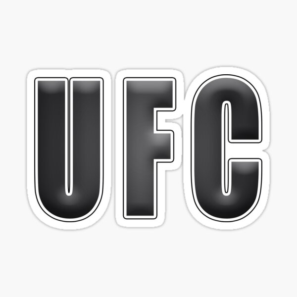"UFC" Sticker by iamhewho | Redbubble