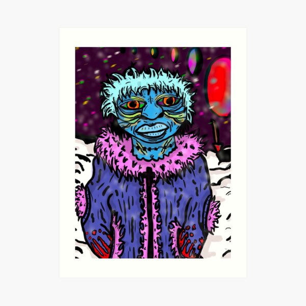 "Blue Man lost in space character design " Art Print for Sale by SDNArt ...