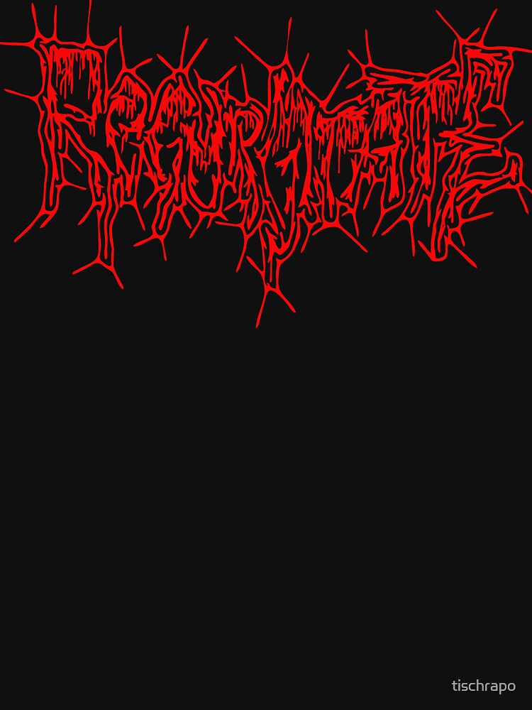 "Old Regurgitate Logo" T-shirt for Sale by tischrapo | Redbubble | gore ...