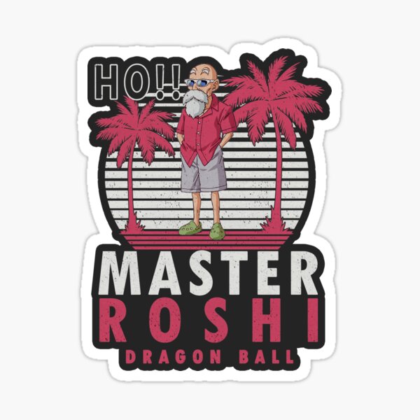 "master roshi dragon ball goku" Sticker by aref54311 | Redbubble