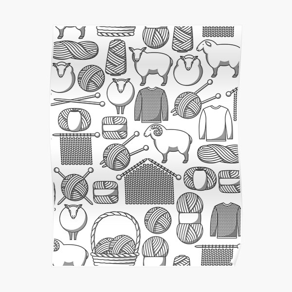 "Wool Wool Wool " Poster by HydrangeaHollow | Redbubble