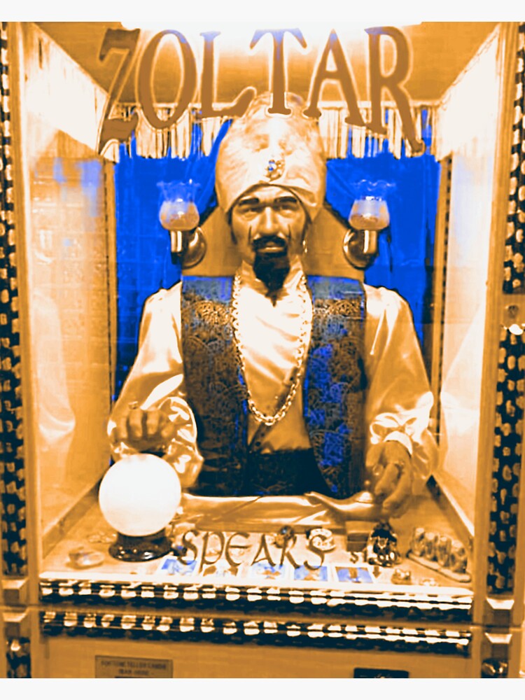 "Zoltar Fortune Teller" Sticker by suzierae1977 | Redbubble