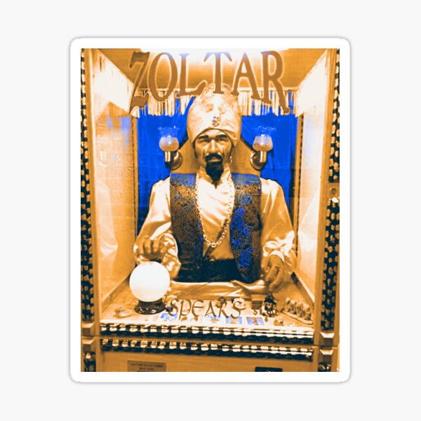 "Zoltar Fortune Teller" Sticker by suzierae1977 | Redbubble