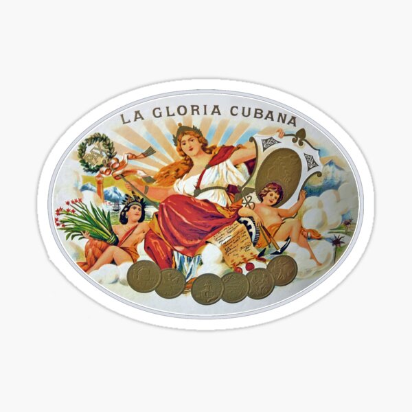 "Top Brand Cigar La Gloria Cubana Cigar Classic Logo" Sticker for Sale ...