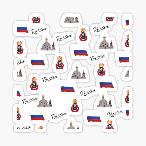 "Russia, Россия, Rossiya, Moscow, Russian Flag" Sticker for Sale by ...